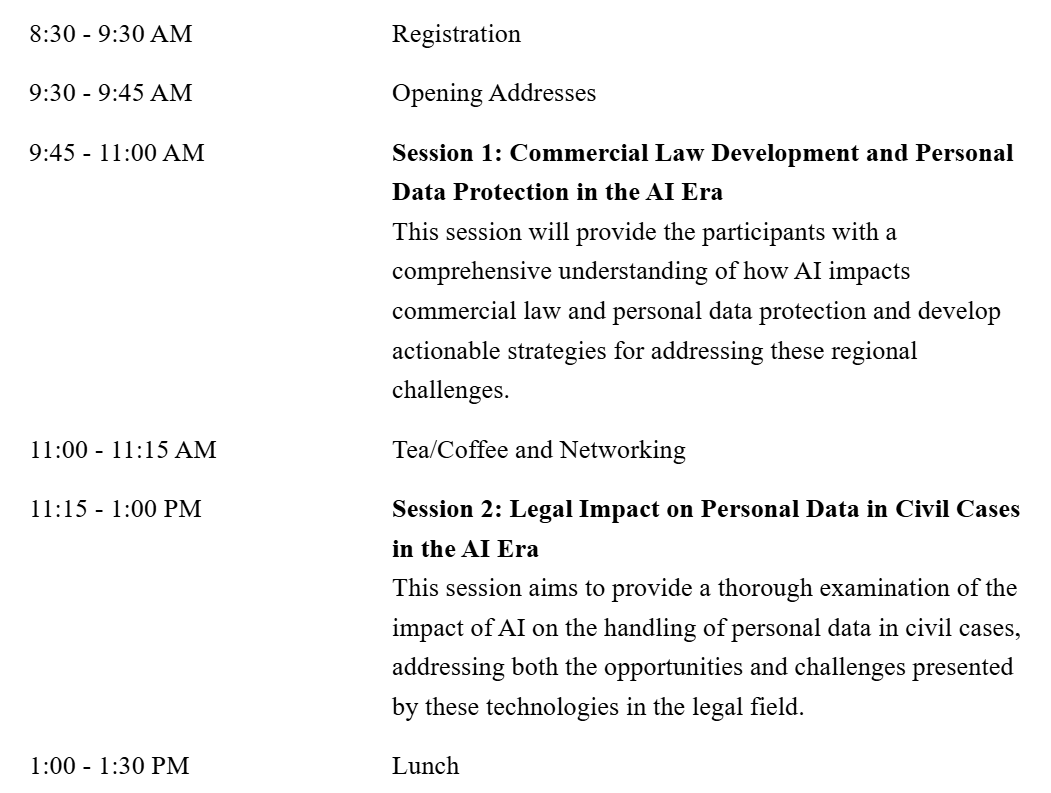 Data Protection Hybrid Conference 2024 | LAWASIA